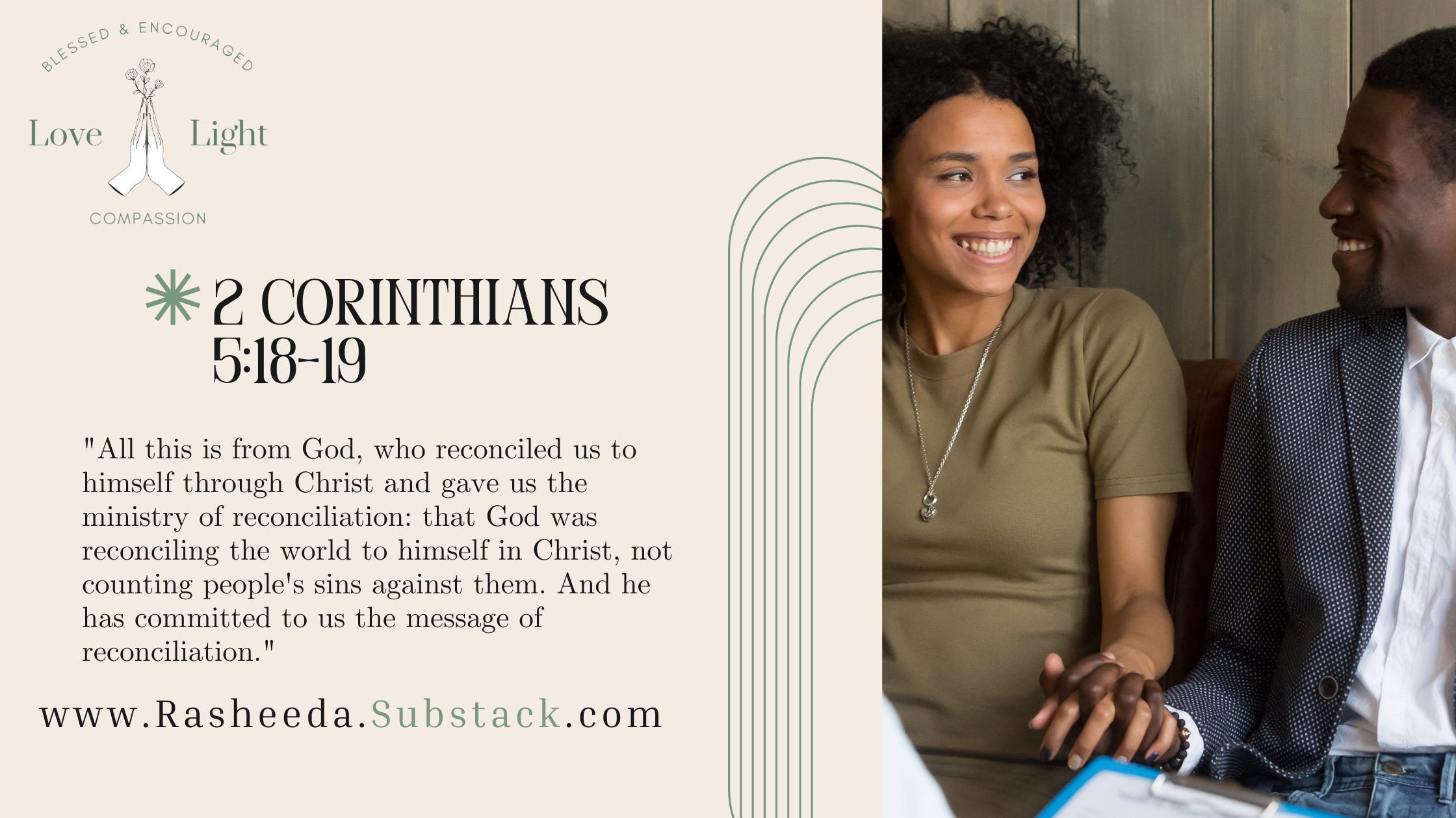 Issue 024: Living in Reconciliation - by Rasheeda Lester