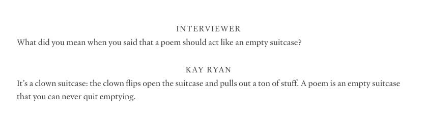 Wonder Wednesday: Kay Ryan - by Maya C. Popa