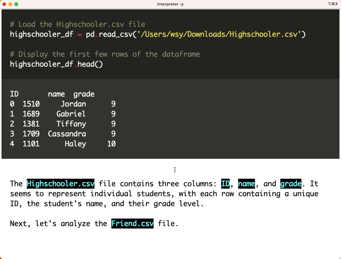 如何用 Open Interpreter 帮你自动做数据可视化？ - by Wang Shuyi