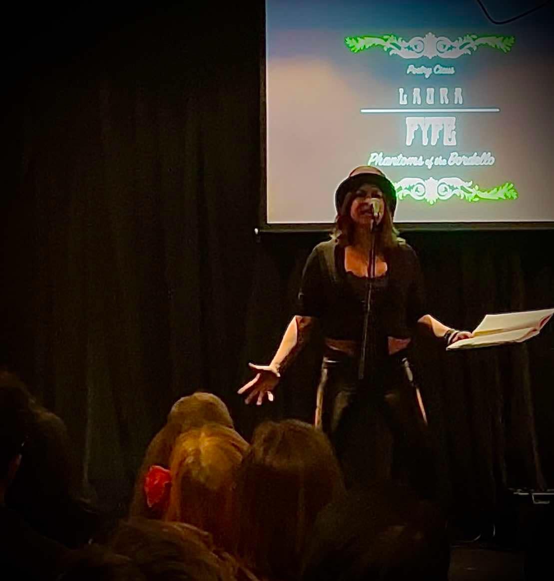 Laura Fyfe, writer, poet, former Stirling Makar, and lapsed parachutist