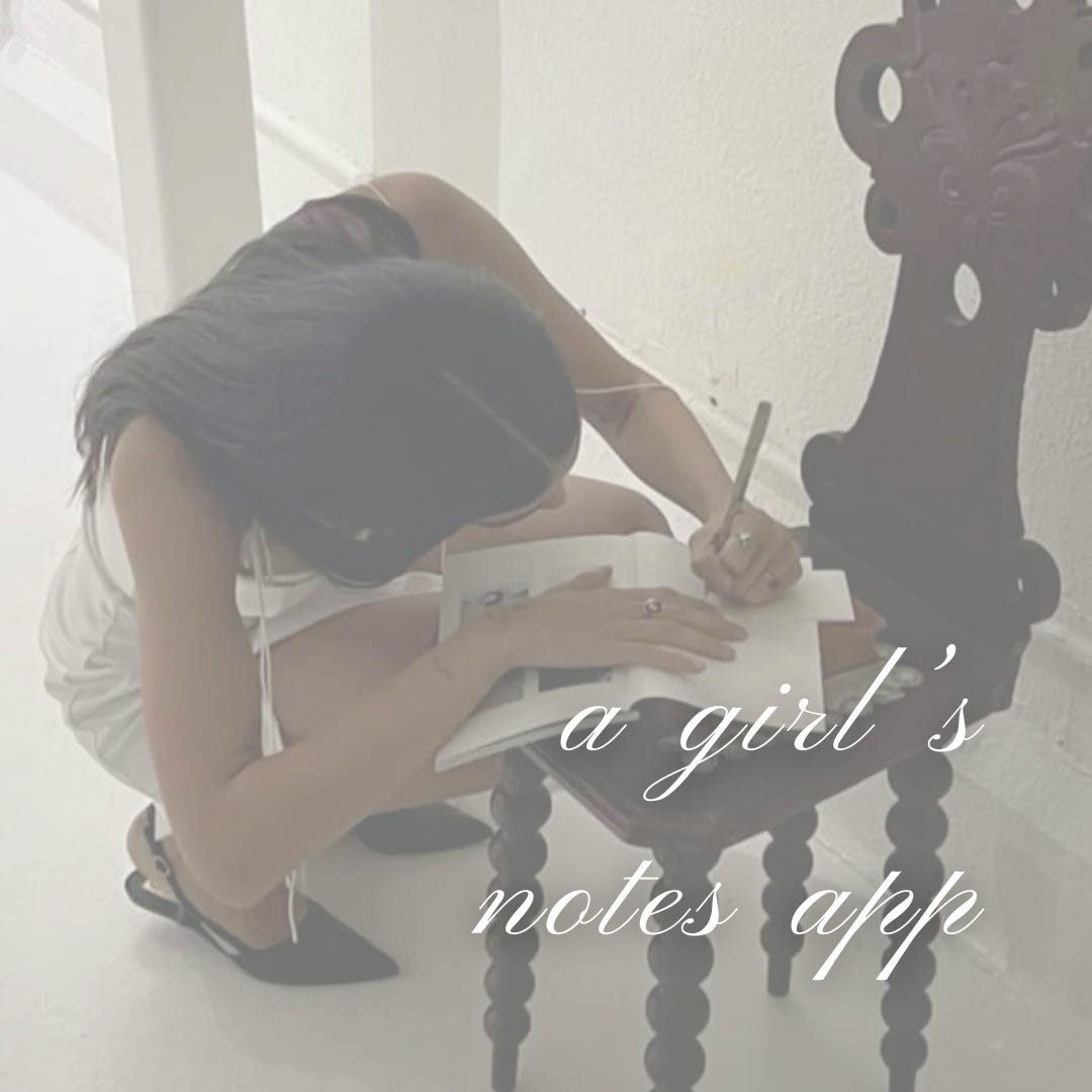 a girls notes app subscriber chat