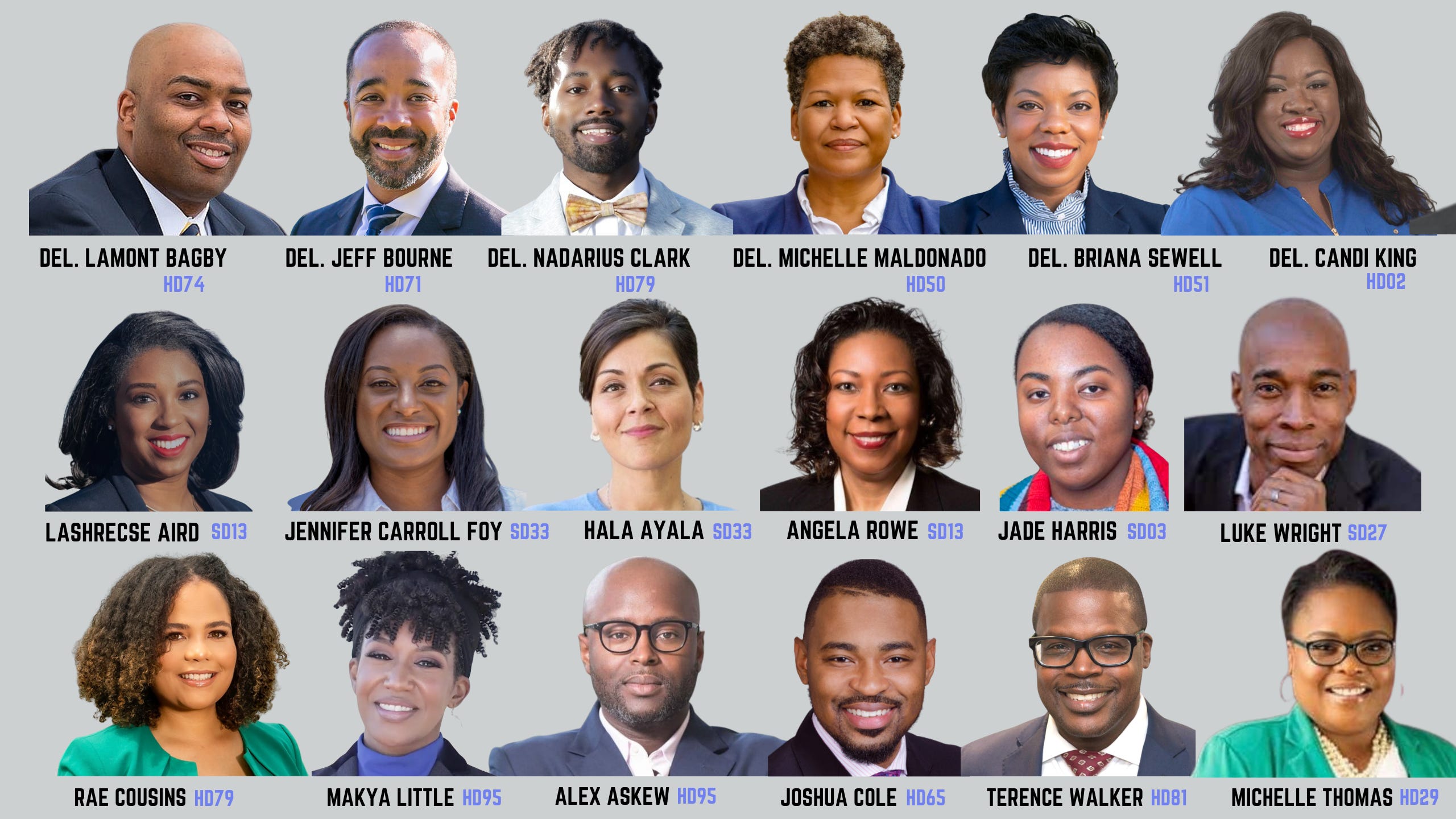 Chart: Black Electeds + Candidates Running in 2023 #Virginia