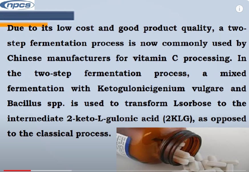 Vitamin C is GMO Corn Syrup, Mold, Chemicals, Bacteria, Bleach and More...