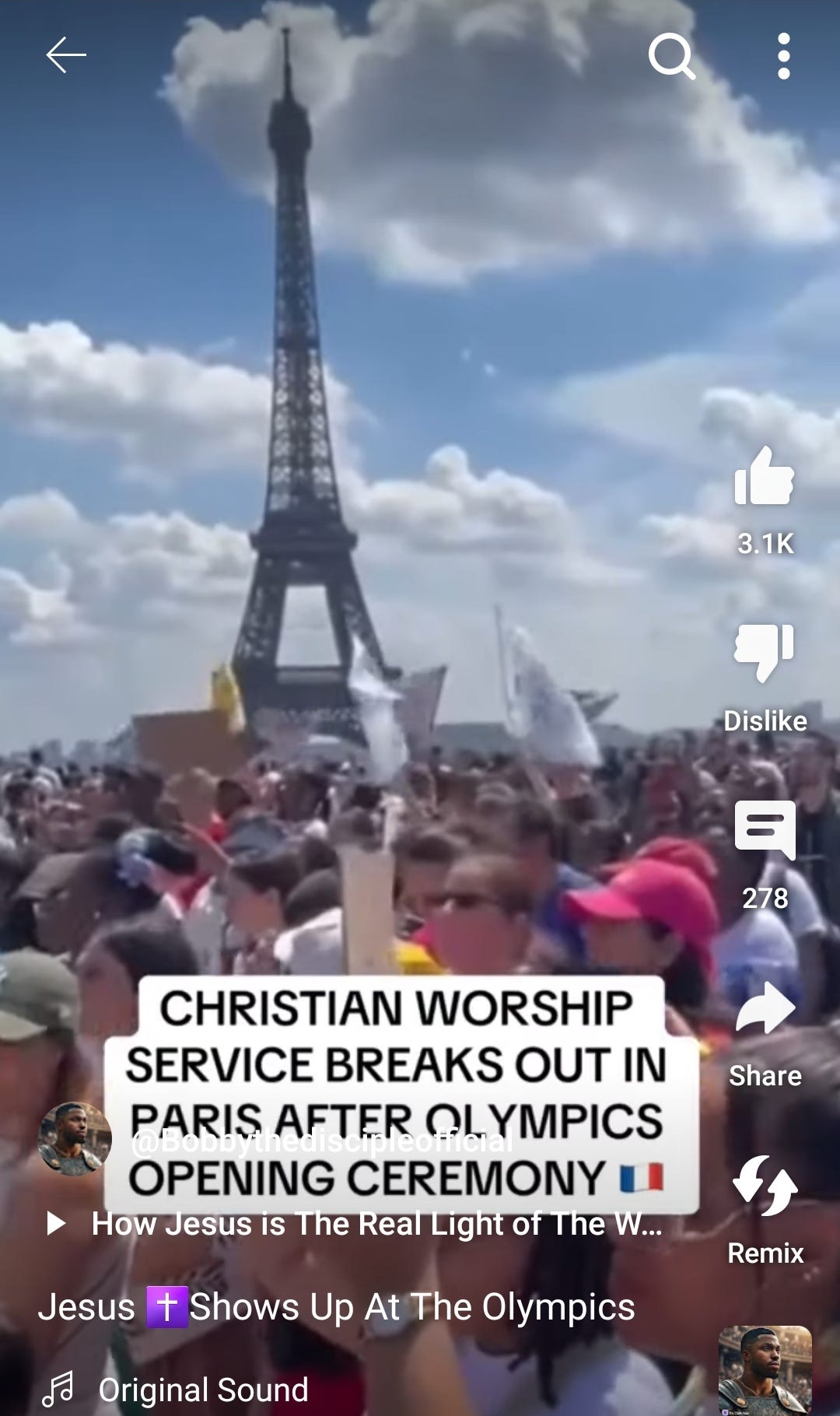 Jesus showed up at the Olympics - LawyerLisa’s Substack