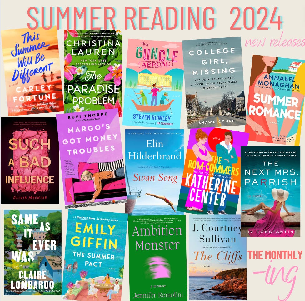 Summer Reading 2024 - by Elizabeth Chapman