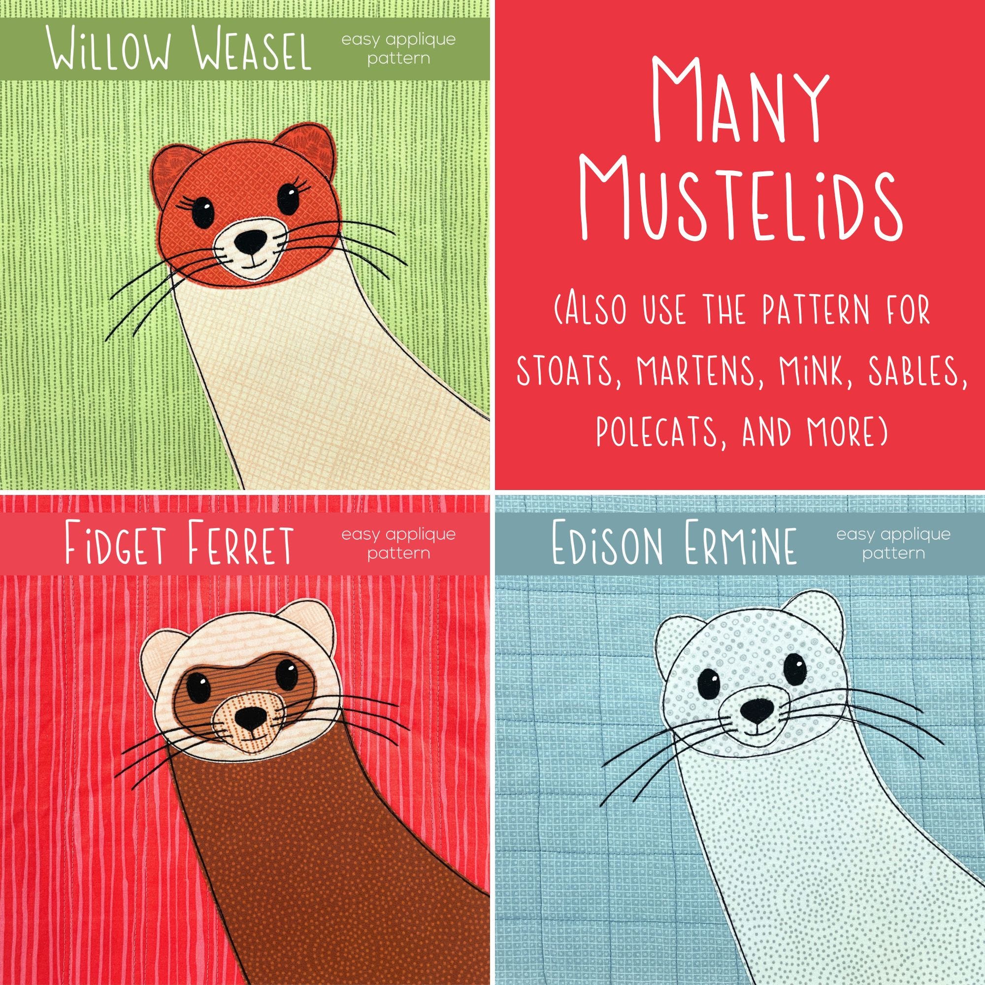 Weasels and Ferrets and Ermines - Oh My! - by Wendi Gratz