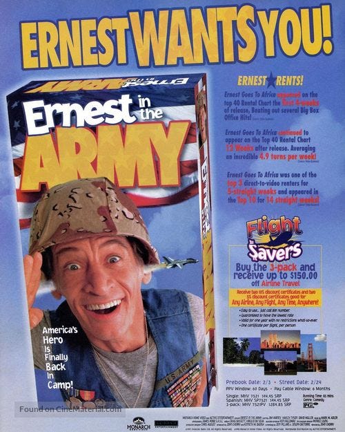 Our 9 Part Series on the Ernest Movies Comes to a Melancholy, Oddly ...