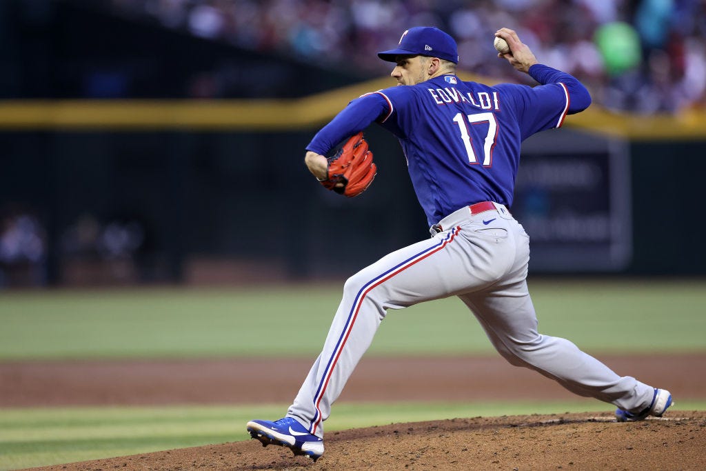 Nathan Eovaldi leads the Rangers in Game 5 to win the World Series