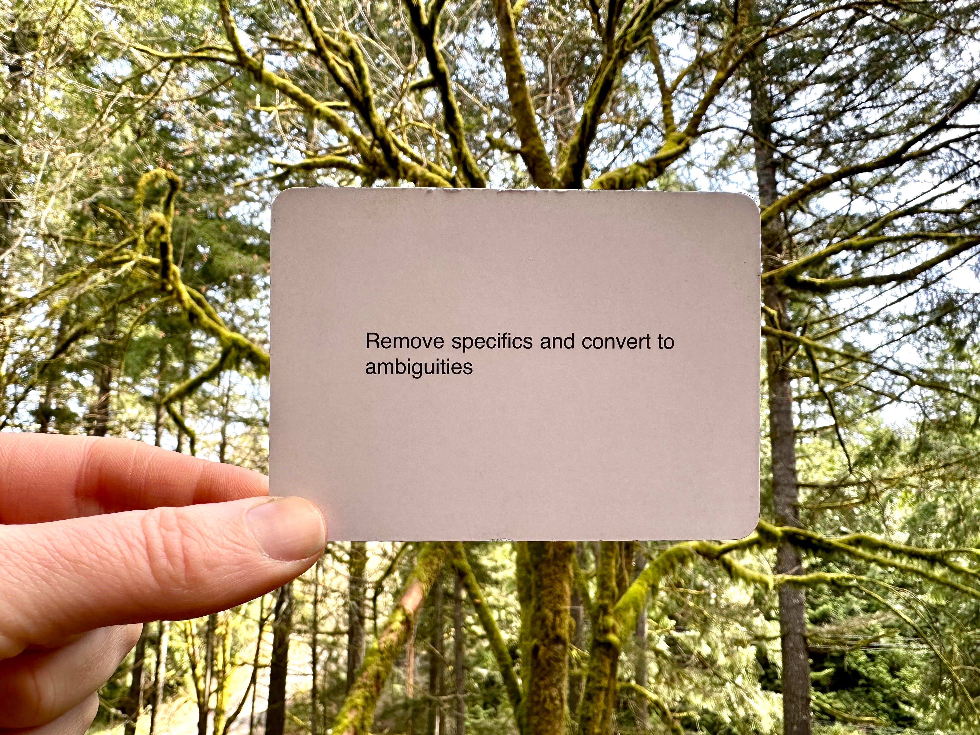 The Best Creative Constraints Are the Oblique Ones