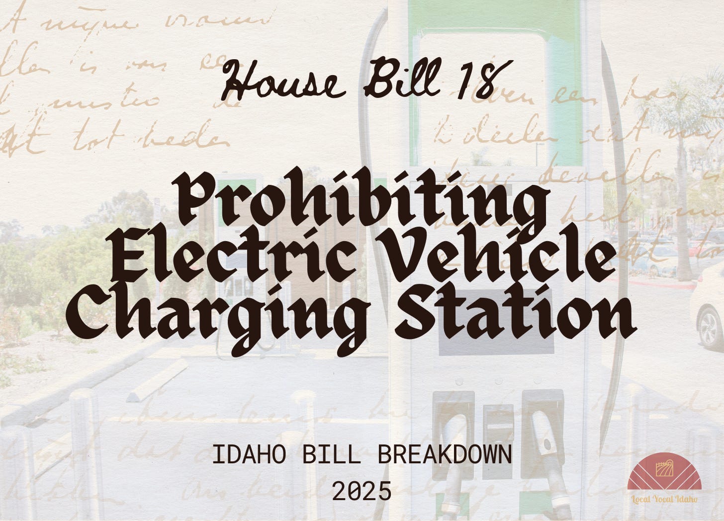 Prohibiting Electric Vehicle Charging Station Requirements: Idaho House ...