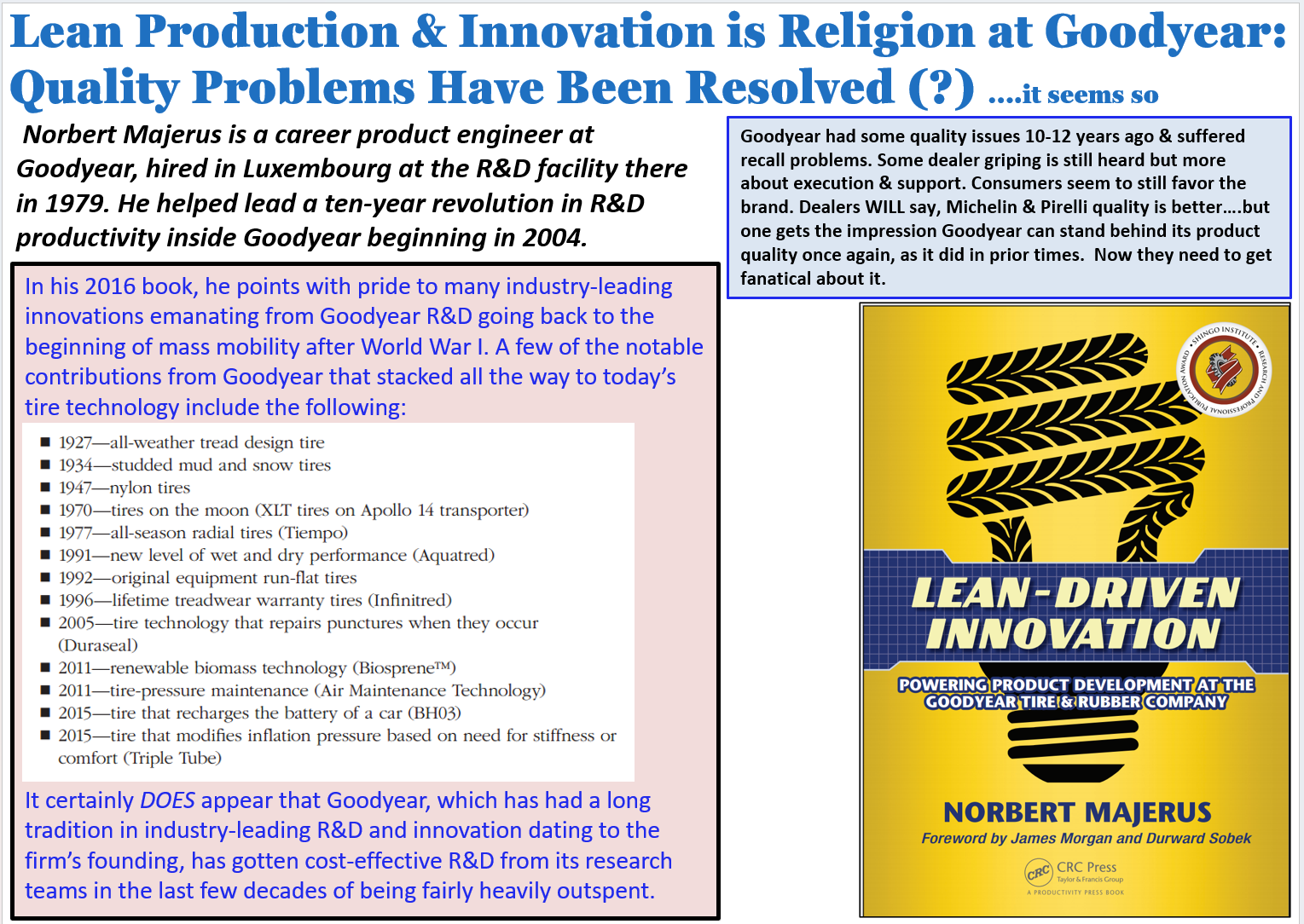 What Will Happen to Goodyear? - by John L. Chapman
