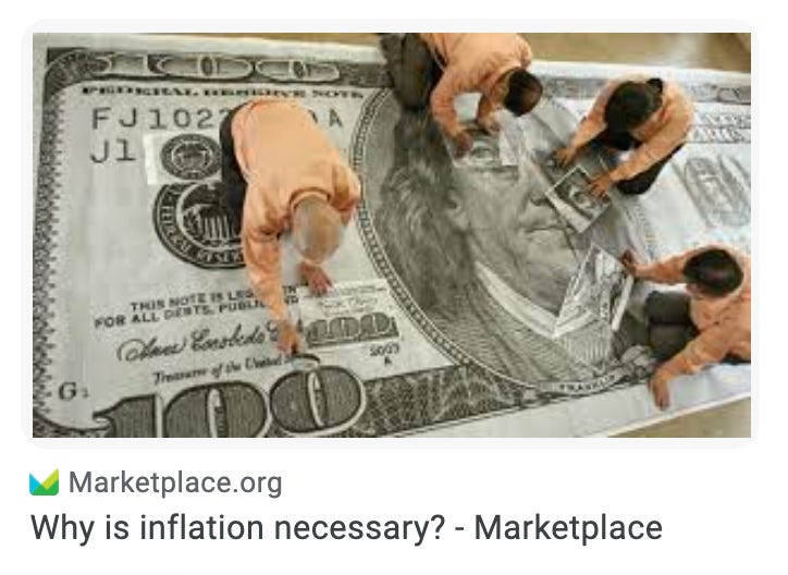 How they Sell Inflation - by Peter St Onge
