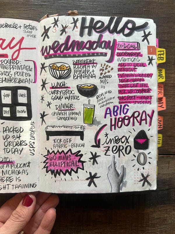 Hobonichi Daily Pages 2024 - by Tracy Benjamin
