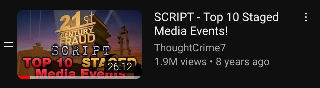 Top 10 staged media events. - by A. Peleg