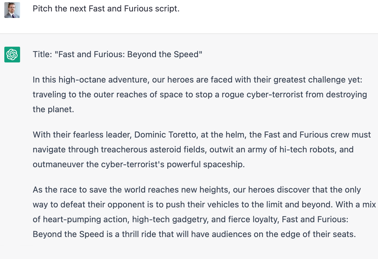 Glimpse of the Future: AI in Hollywood