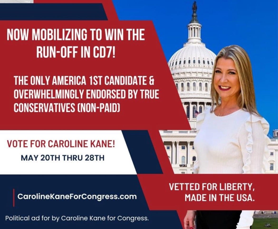 Support Caroline Kane for Congress. Let’s take out DNC Sock Puppet ...