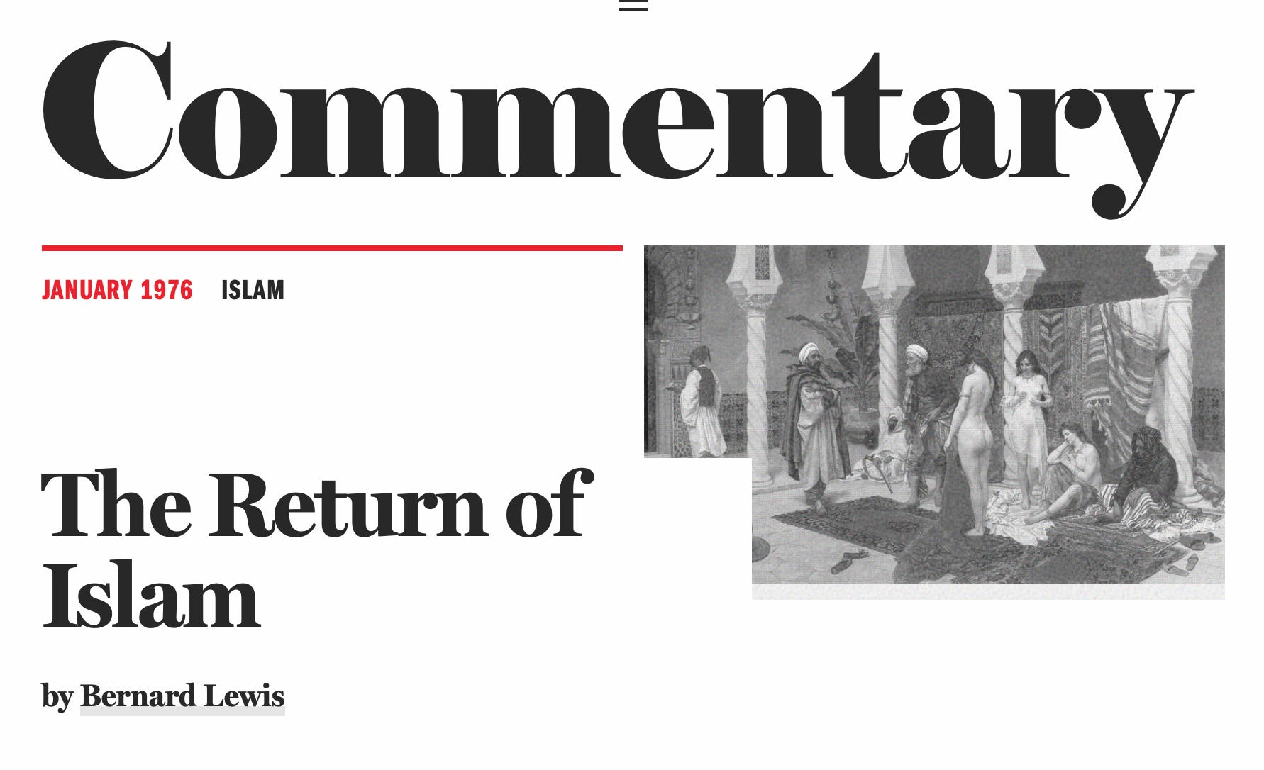 The Return of Radical Islam - by Jordan Schachtel