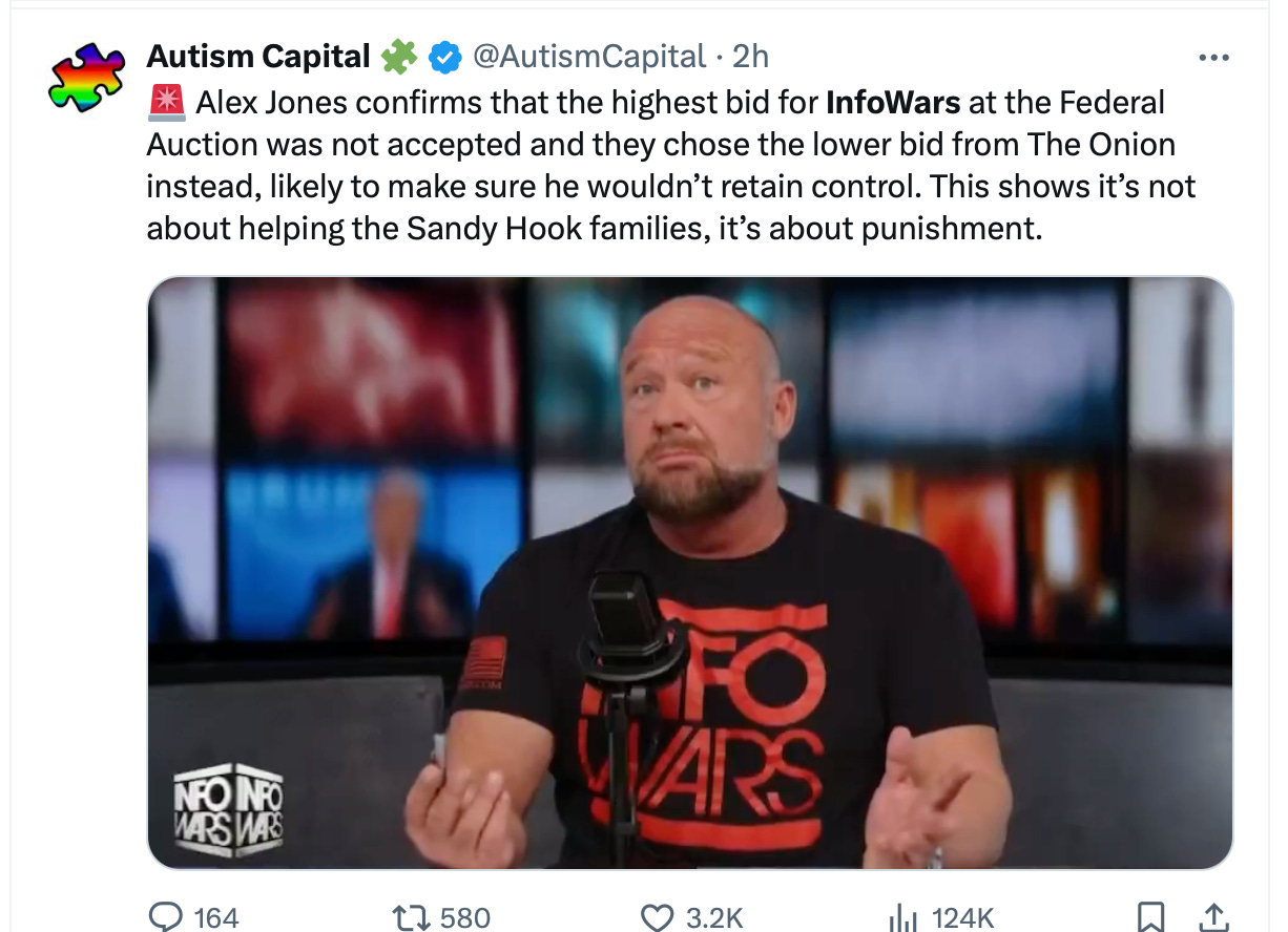 InfoWars Sold To The Onion and Sandy Hook Families In Rigged ...