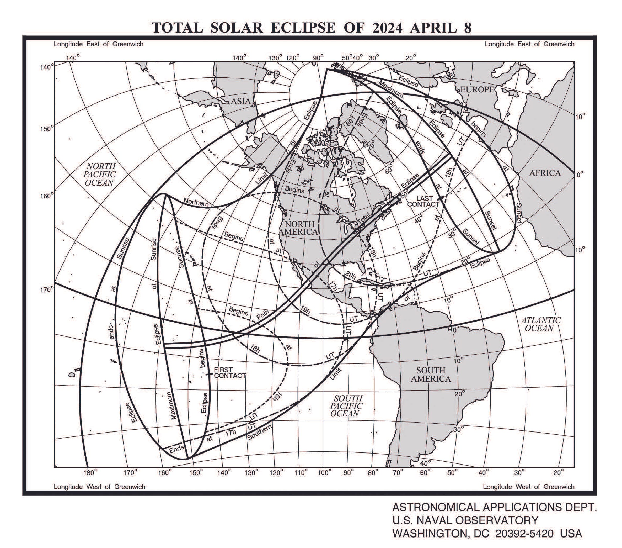 The second US Solar Eclipse Since 2017 Occurs April 8th, The Two ...