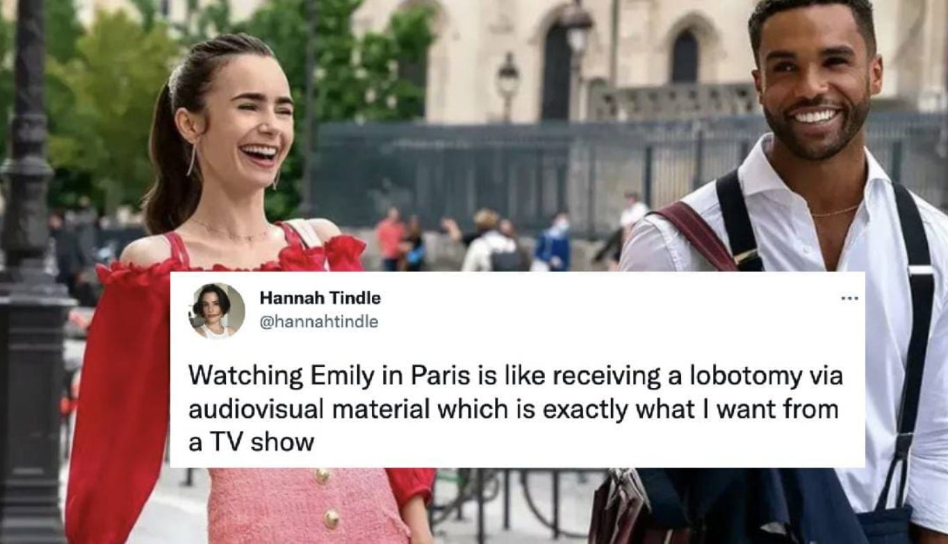 Emily in Paris en de behoefte aan lobo-tv - by Lena Bril