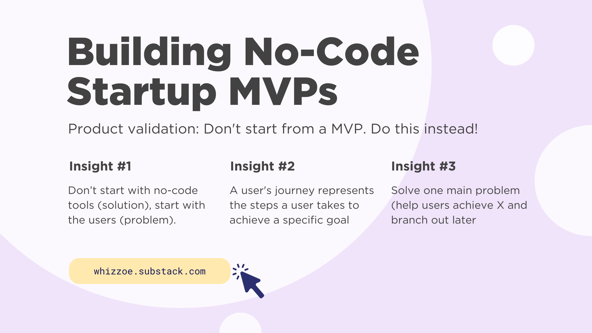 How to build a no-code MVP (example, framework & guide)