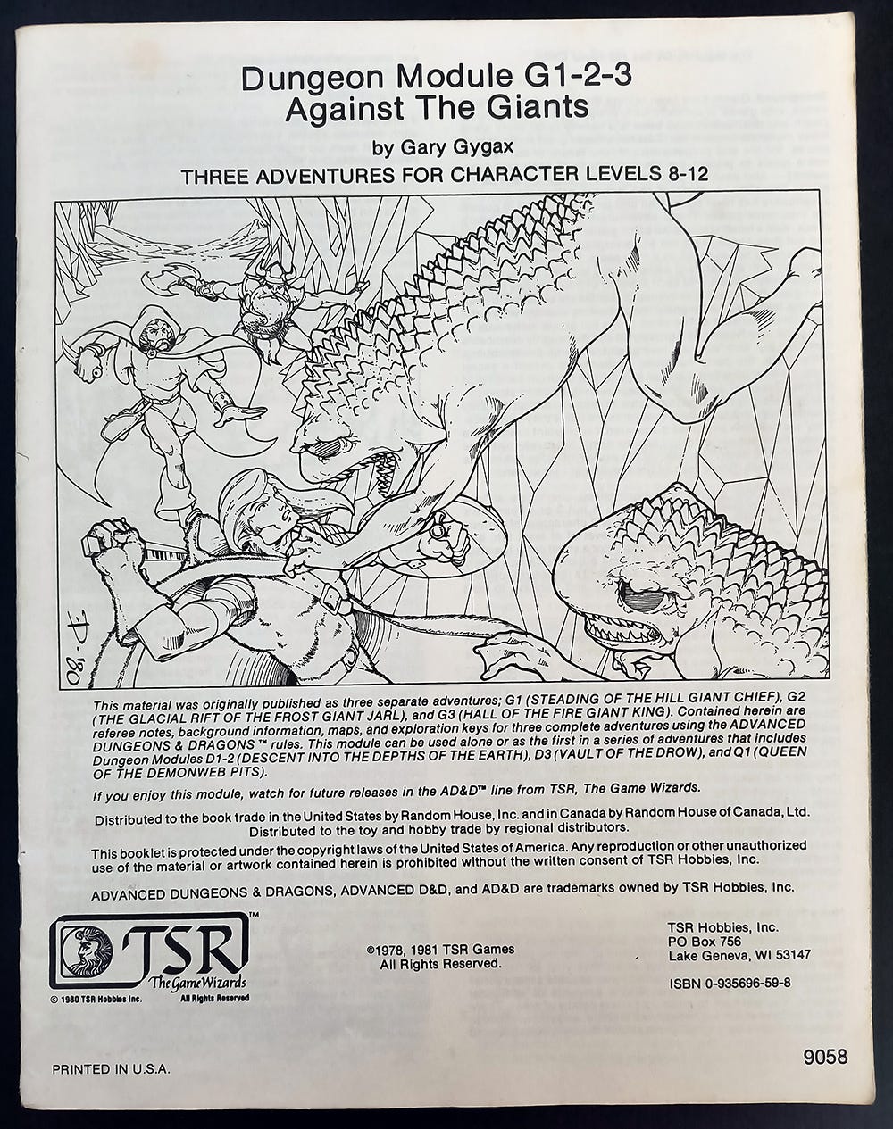 THE ART of Old School D&D Modules: Against The Giants (G1-2-3)