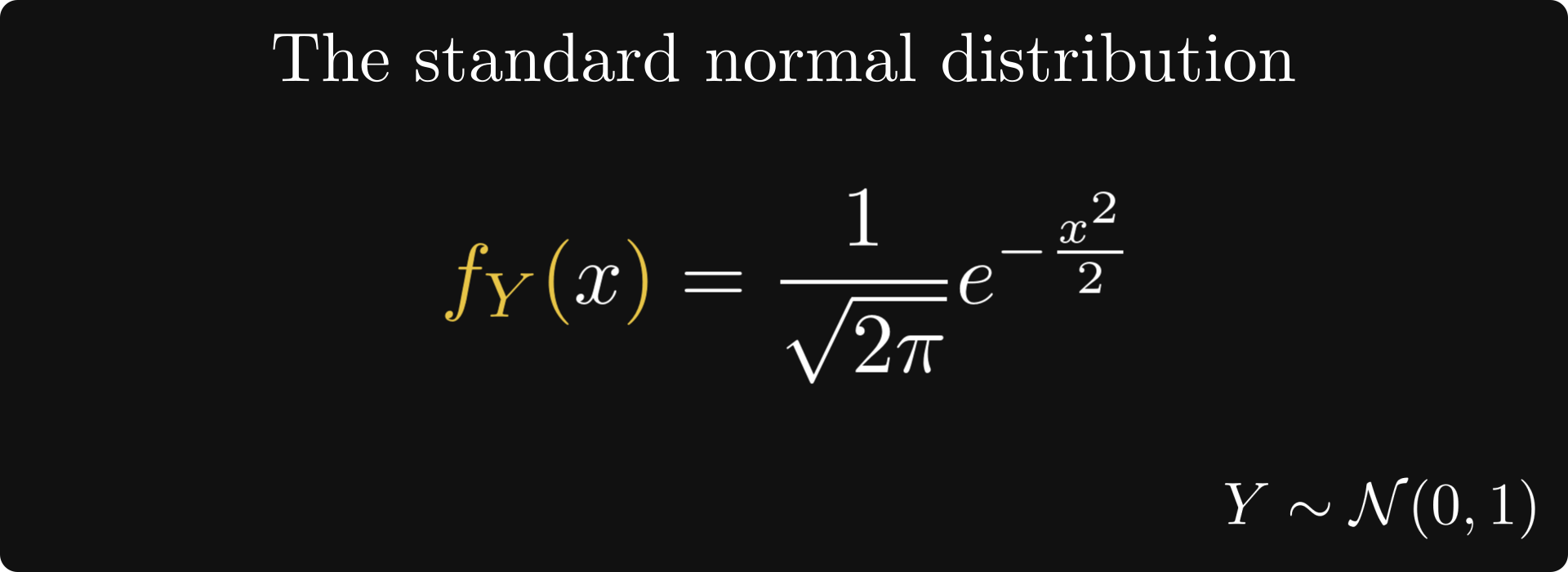 Probabilities, densities, and distributions