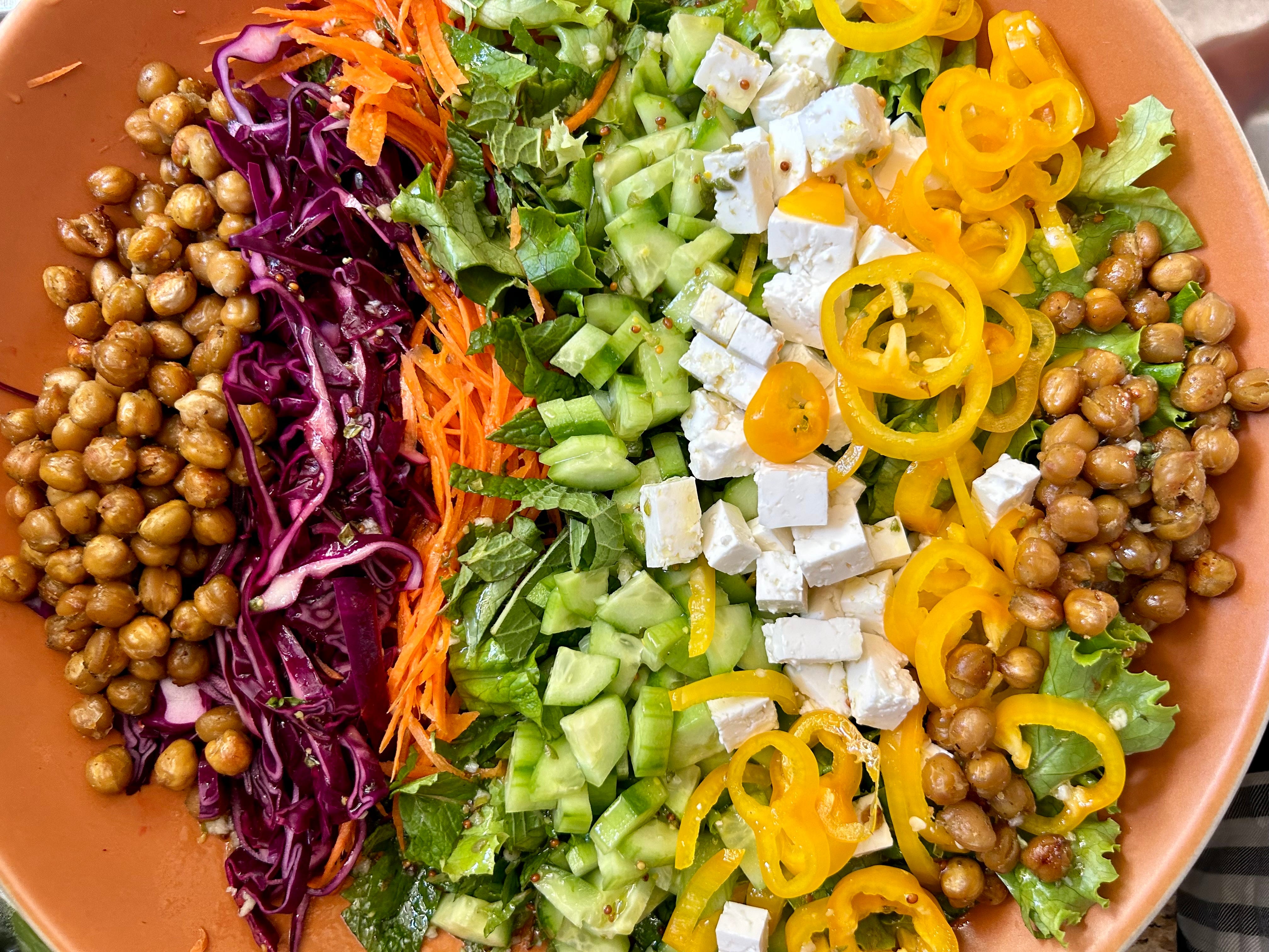 Rainbow salad and summer dinners - Dream Kitchens