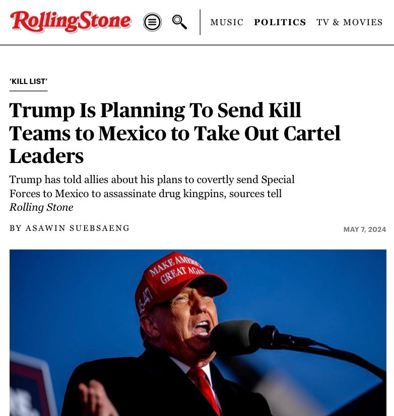 BREAKING: Rolling Stone Published This As A "Negative" Trump Piece 😆😆😆