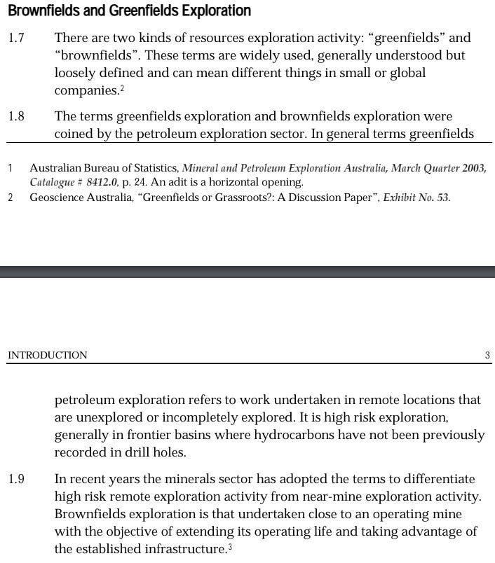 Greenfields mineral exploration and its misperceived risks