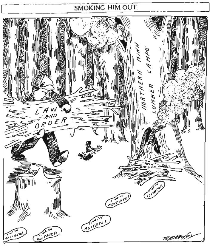 American anti-Bolshevik political cartoons during the First Red Scare