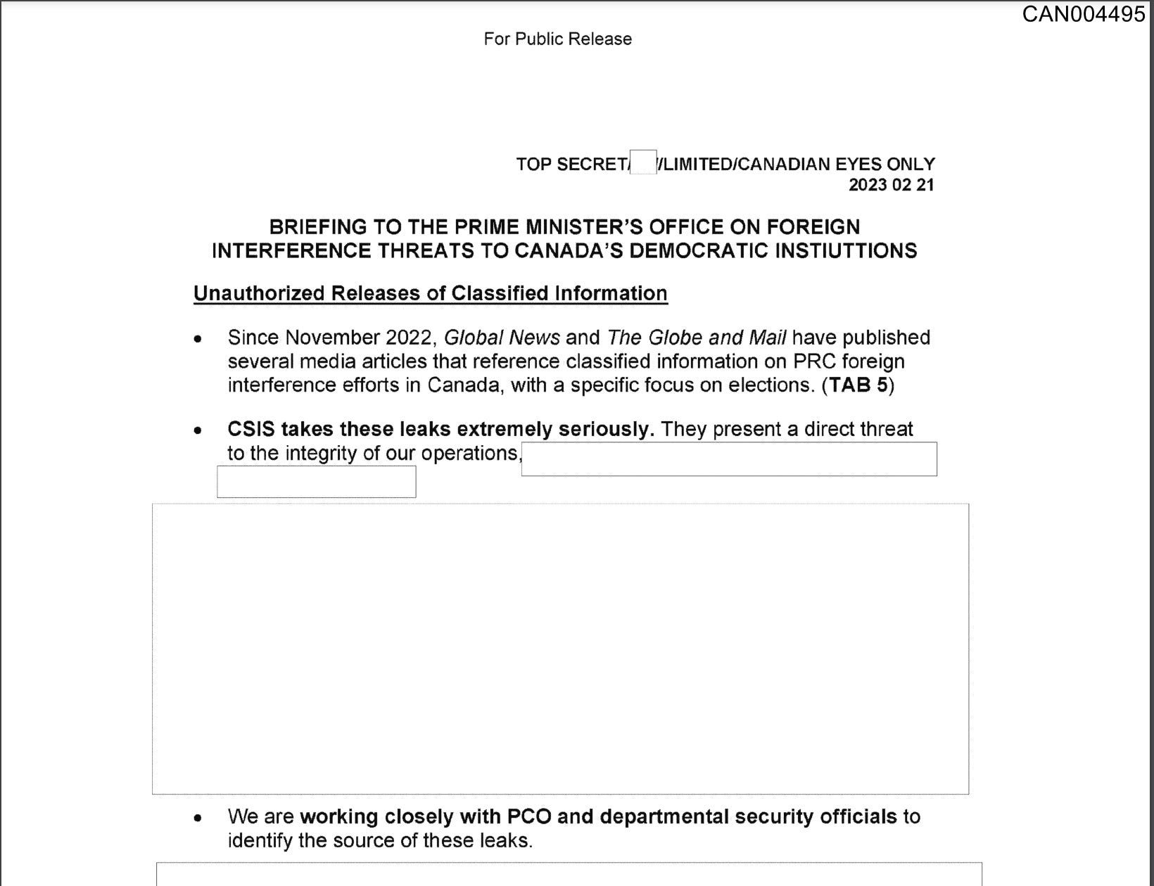 CSIS director warned PM Trudeau and his aides Canada faces existential ...