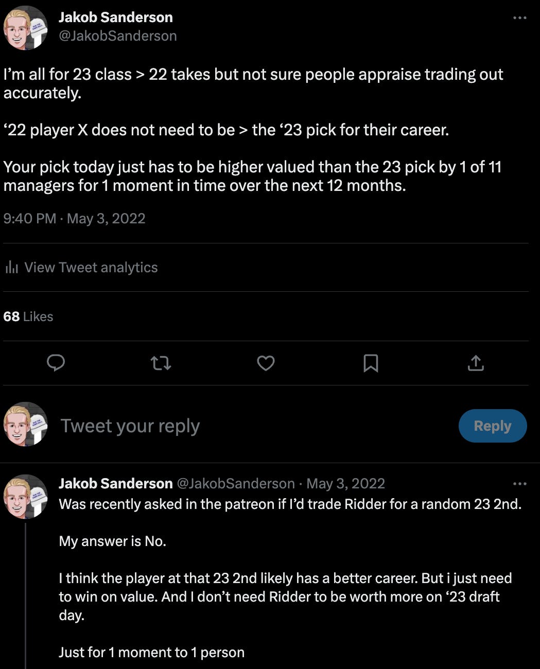 Rookie Draft Walkthrough - Part 1 - by Jakob Sanderson