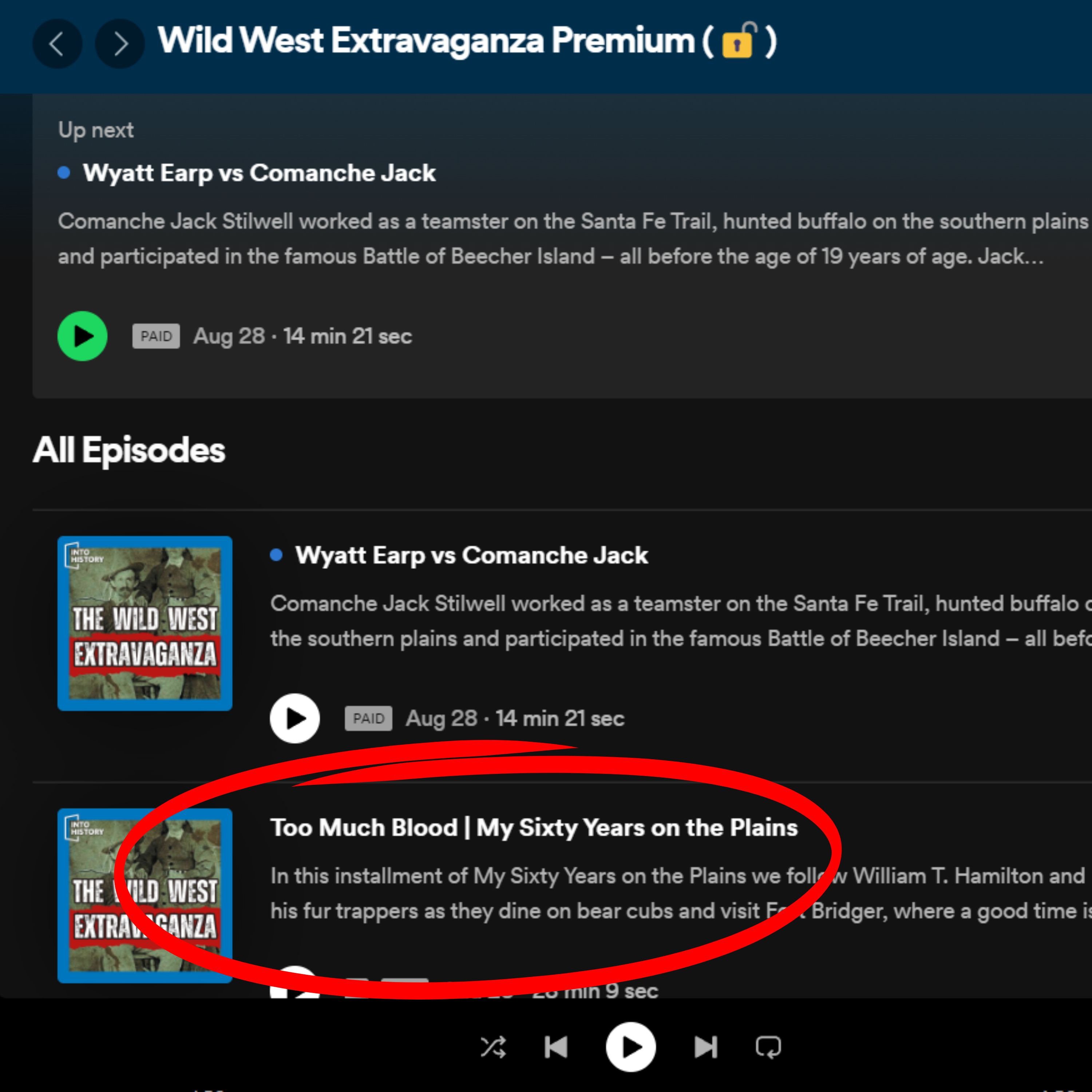 Spotify + Into History - by Wild West Josh