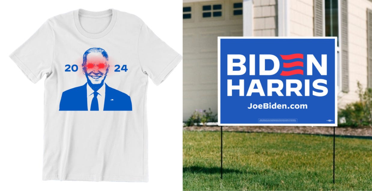The Biden-Harris 2024 reelection logo is here
