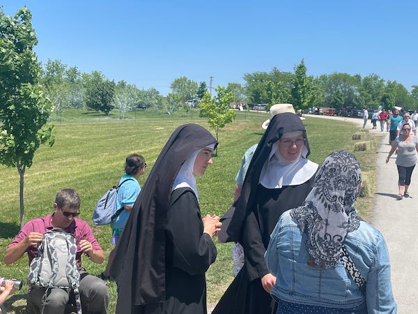 'I want to see for myself' - Thousands look for miracle at Gower Abbey