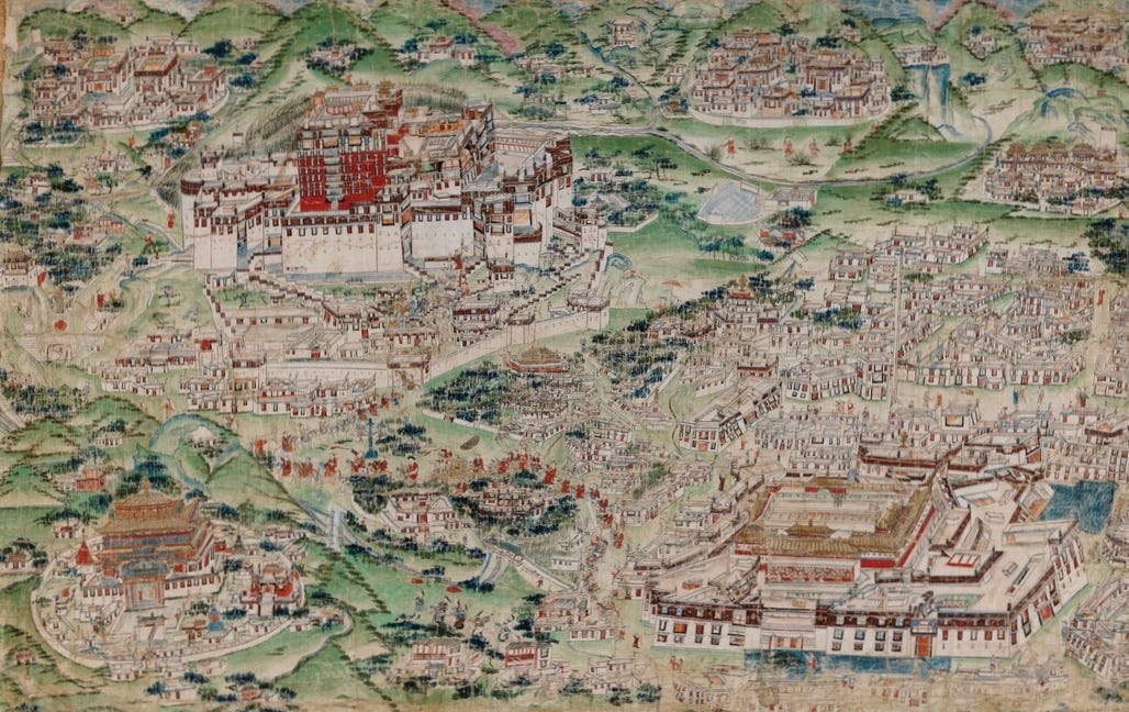 Lhasa ལྷ་ས - by M. E. Rothwell - Cosmographia