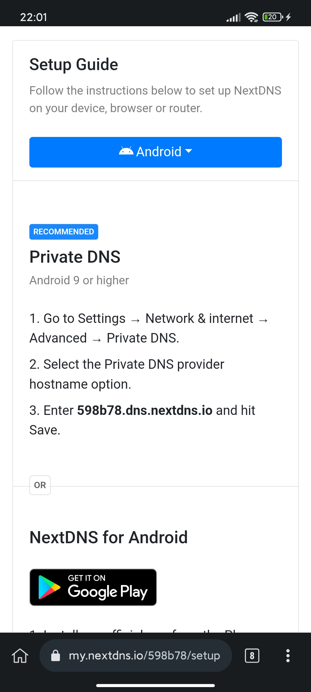 Using a custom DNS for better security and privacy • Buttondown