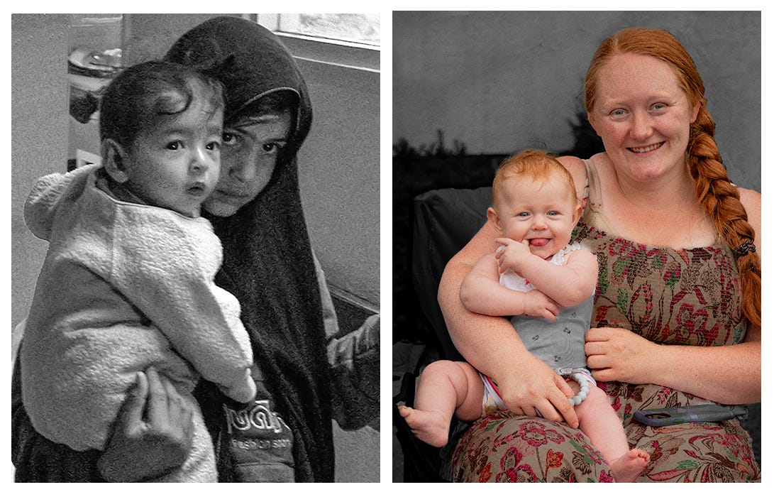 Childhood: worlds apart - by Terry J. Allen