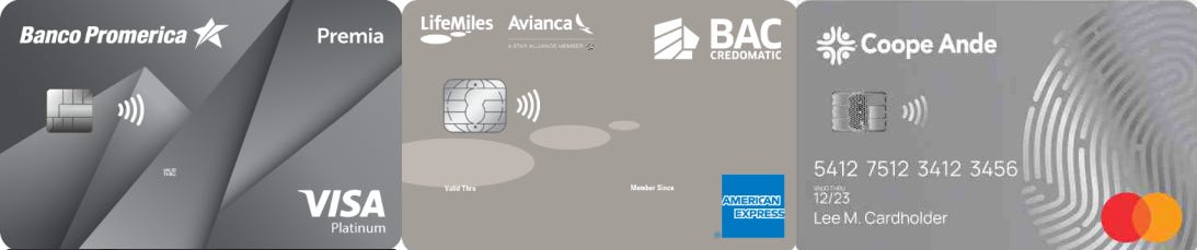 Las mejores tarjetas de crédito en Costa Rica