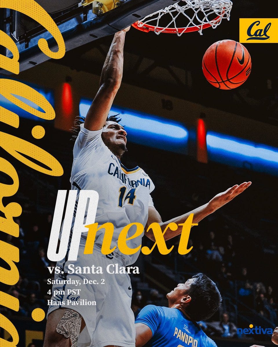 Cal Men's Basketball vs. Santa Clara Live Chat: Bears look to break ... Cal Men's Basketball vs. Santa Clara Live Chat: Bears look to break ...