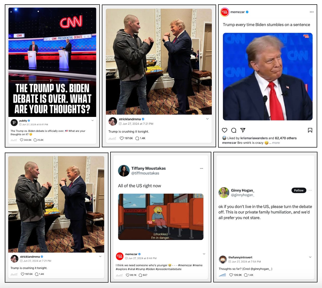 Double haters drive debate content