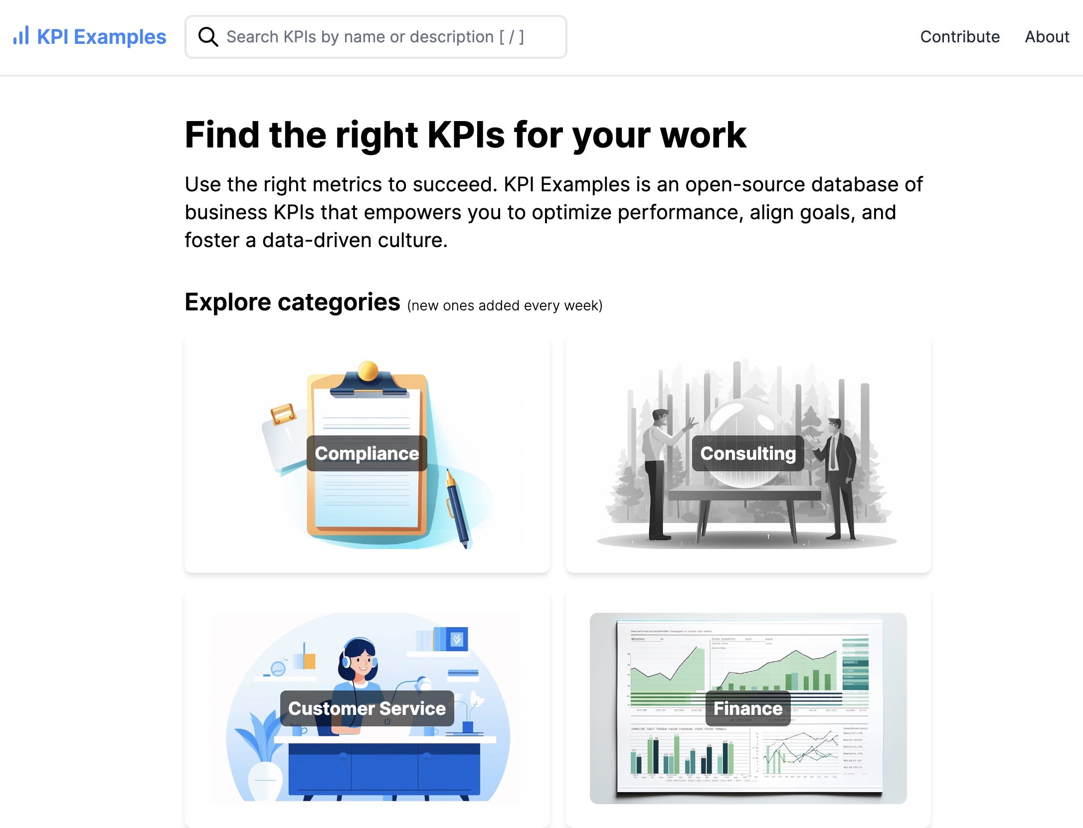 Introducing An Open Library of Business KPIs