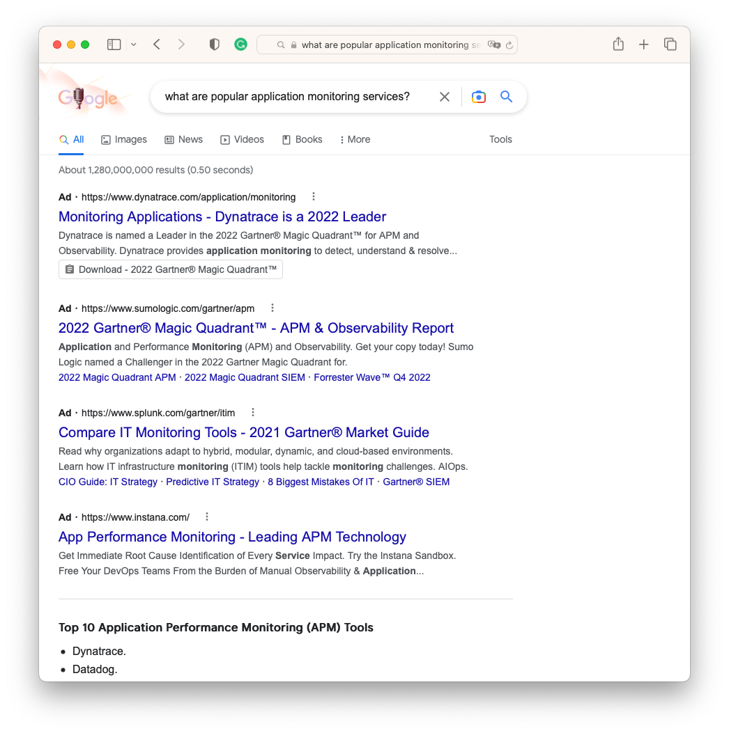 My Google usage declined 23% after ChatGPT