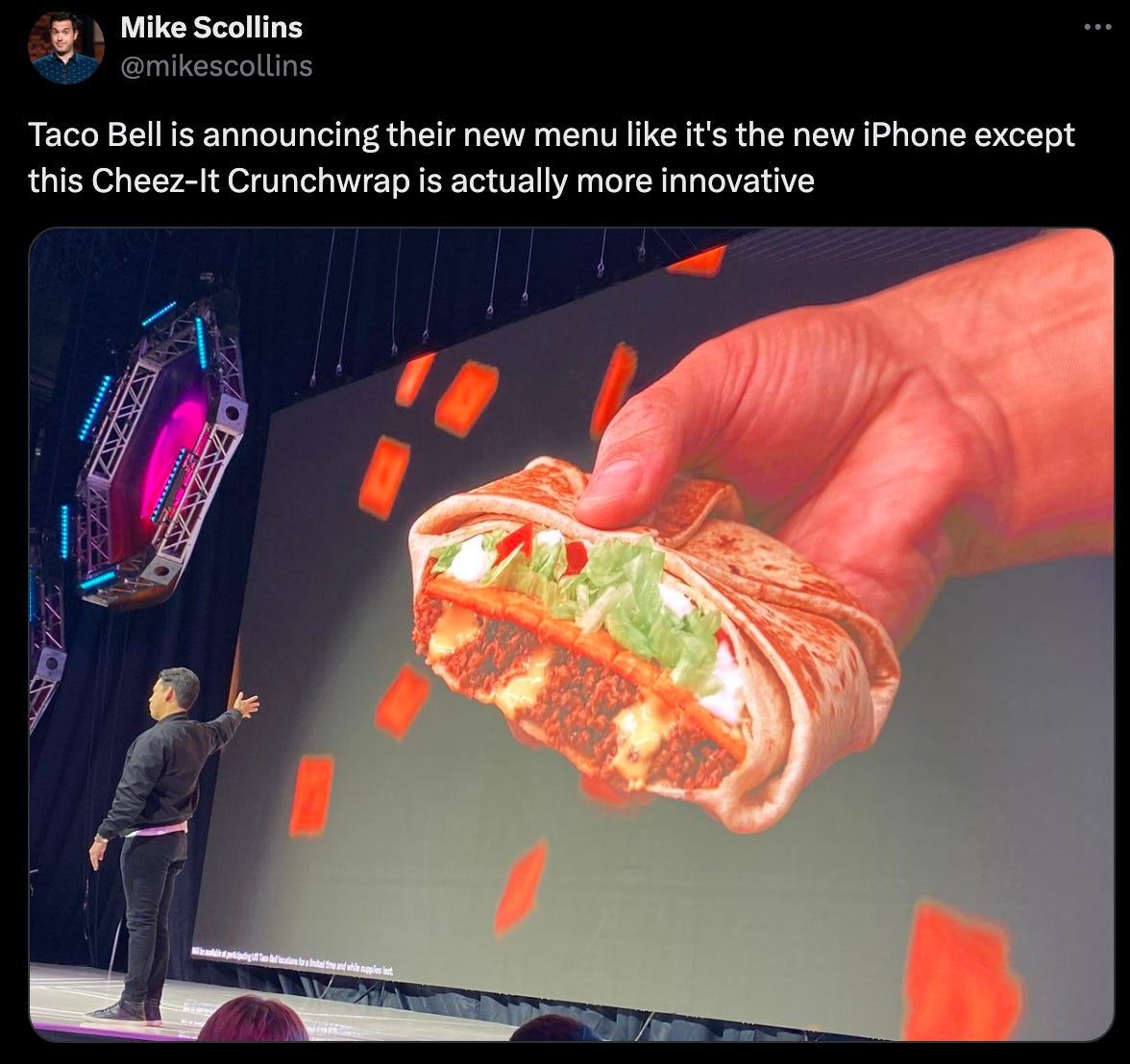 A Formal Study of Taco Bell's Cheez-It Crunchwrap