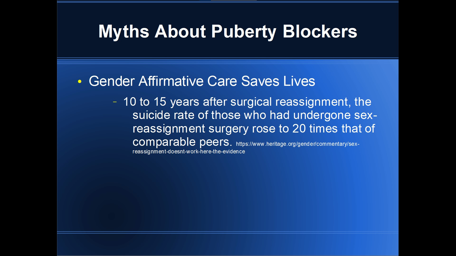 The Truth About Puberty Blockers - Uncle Garrett