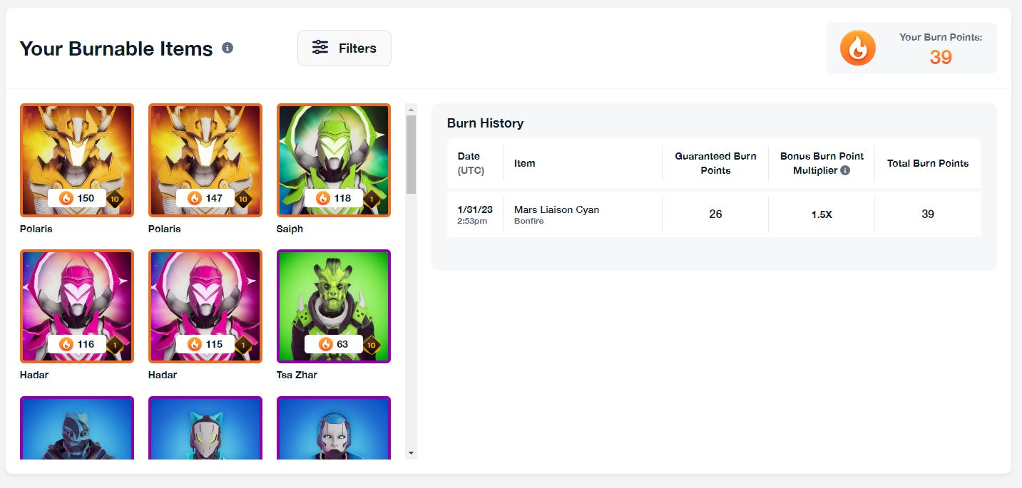 🔥 Burn Points Are Now Live! 🔥 - by grawaii