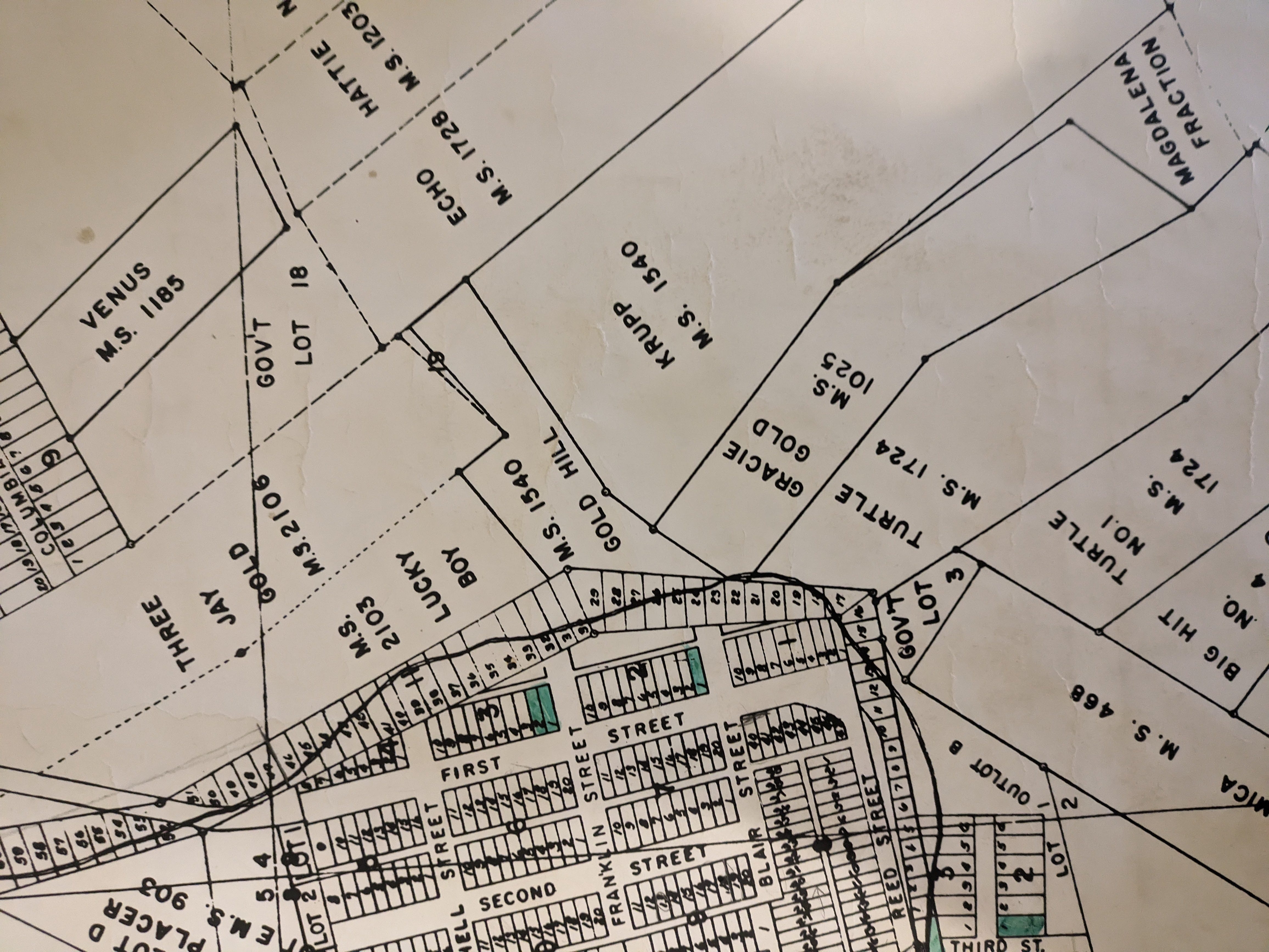 The Keystone Mine Claims Map - by Leah Zani