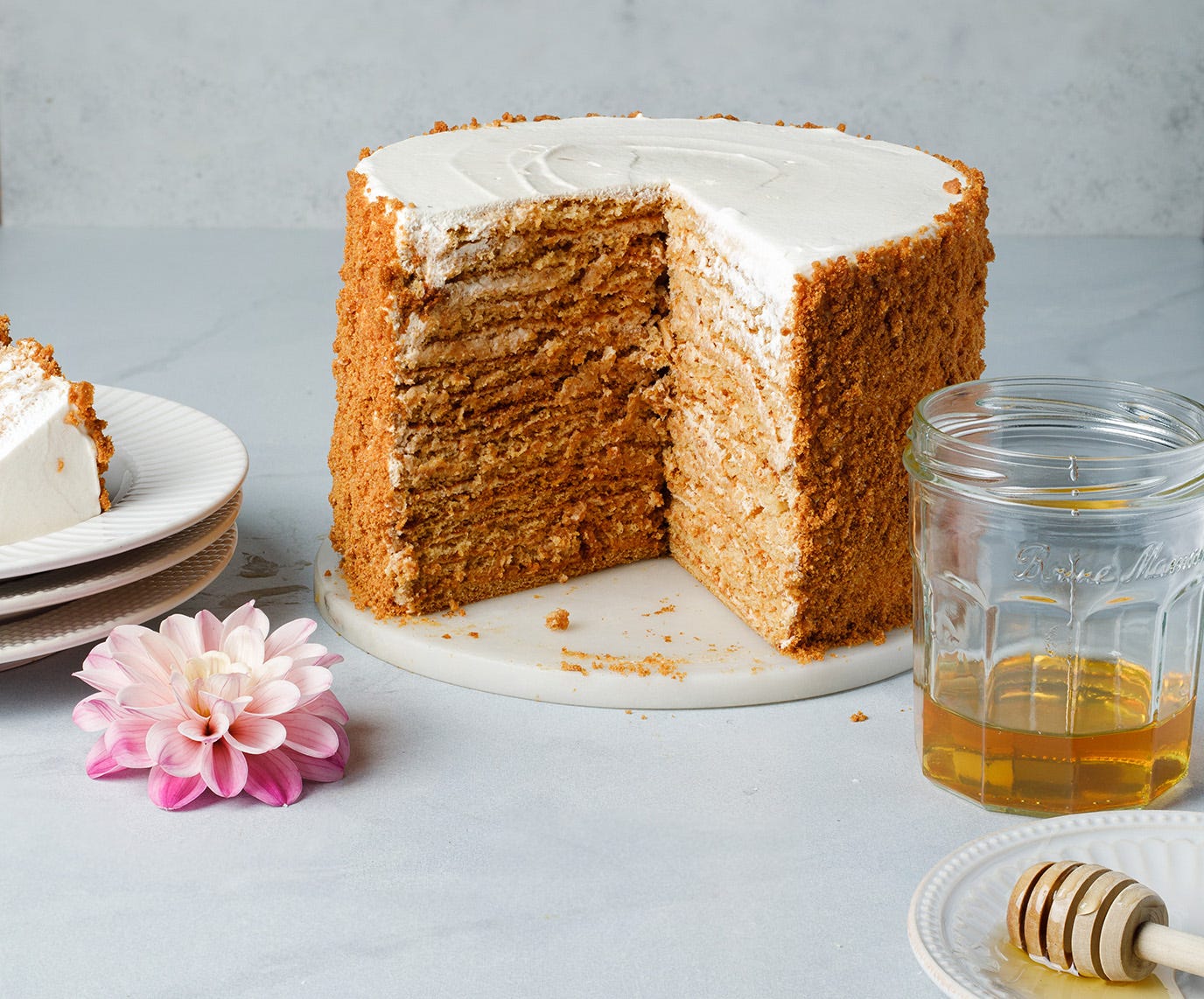 Birthday Cake Club: Russian Honey Cake - by Tessa Huff