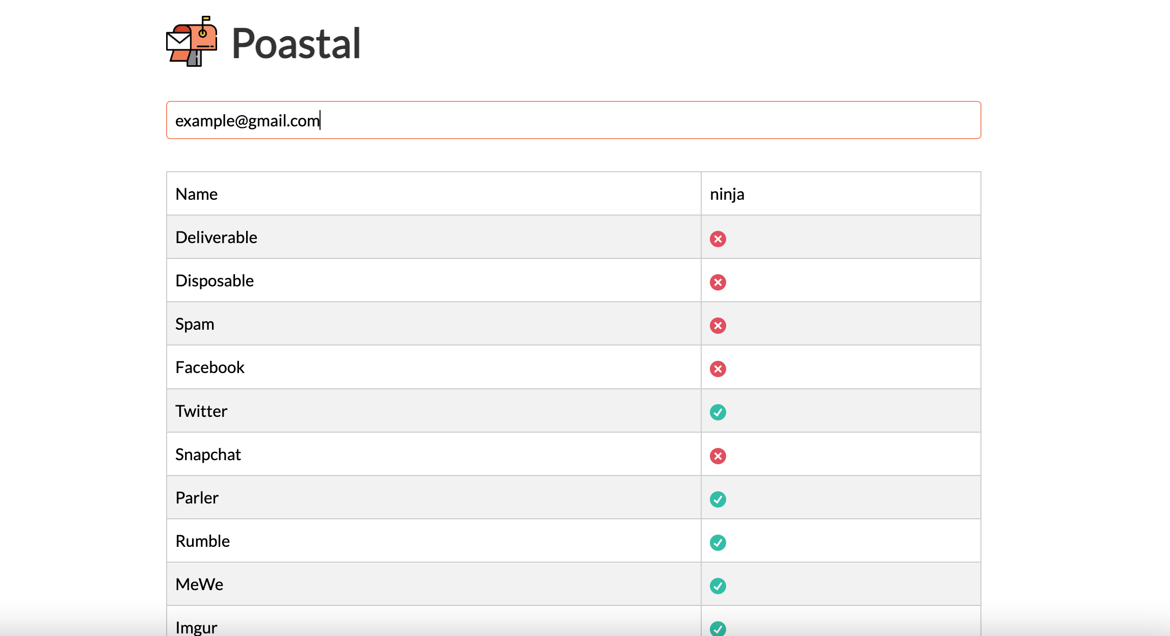 Poastal - the Email OSINT tool - by Jake Creps